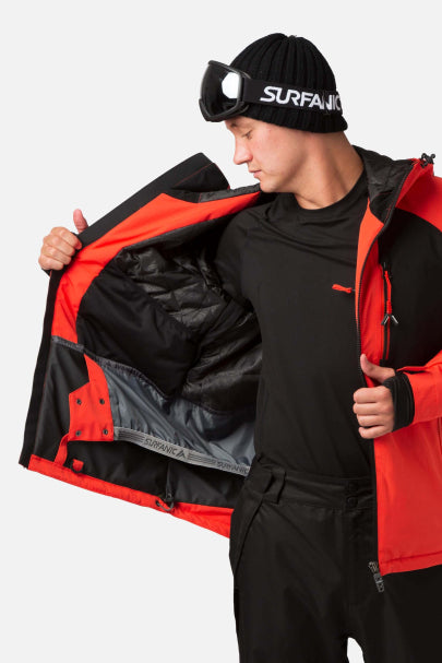 Surfanic Orion Mens Jacket - Flame Orange 2023 – Snow and Surf