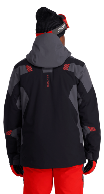 Spyder Leader Mens Jacket 2023 - Black Volcano – Snow and Surf